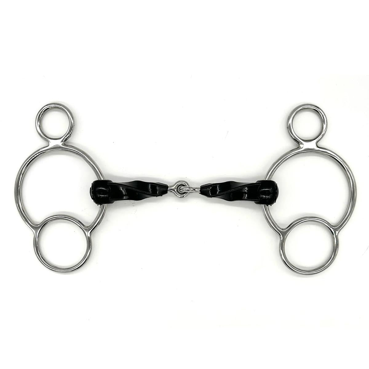 AJR Rubber Twist 2 Ring Bit | Farm House Tack