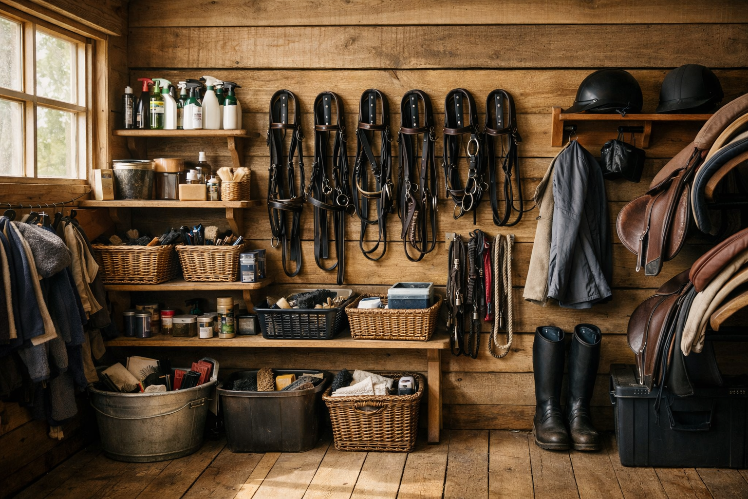 Tack Room Organization on a Budget – Farm House Tack