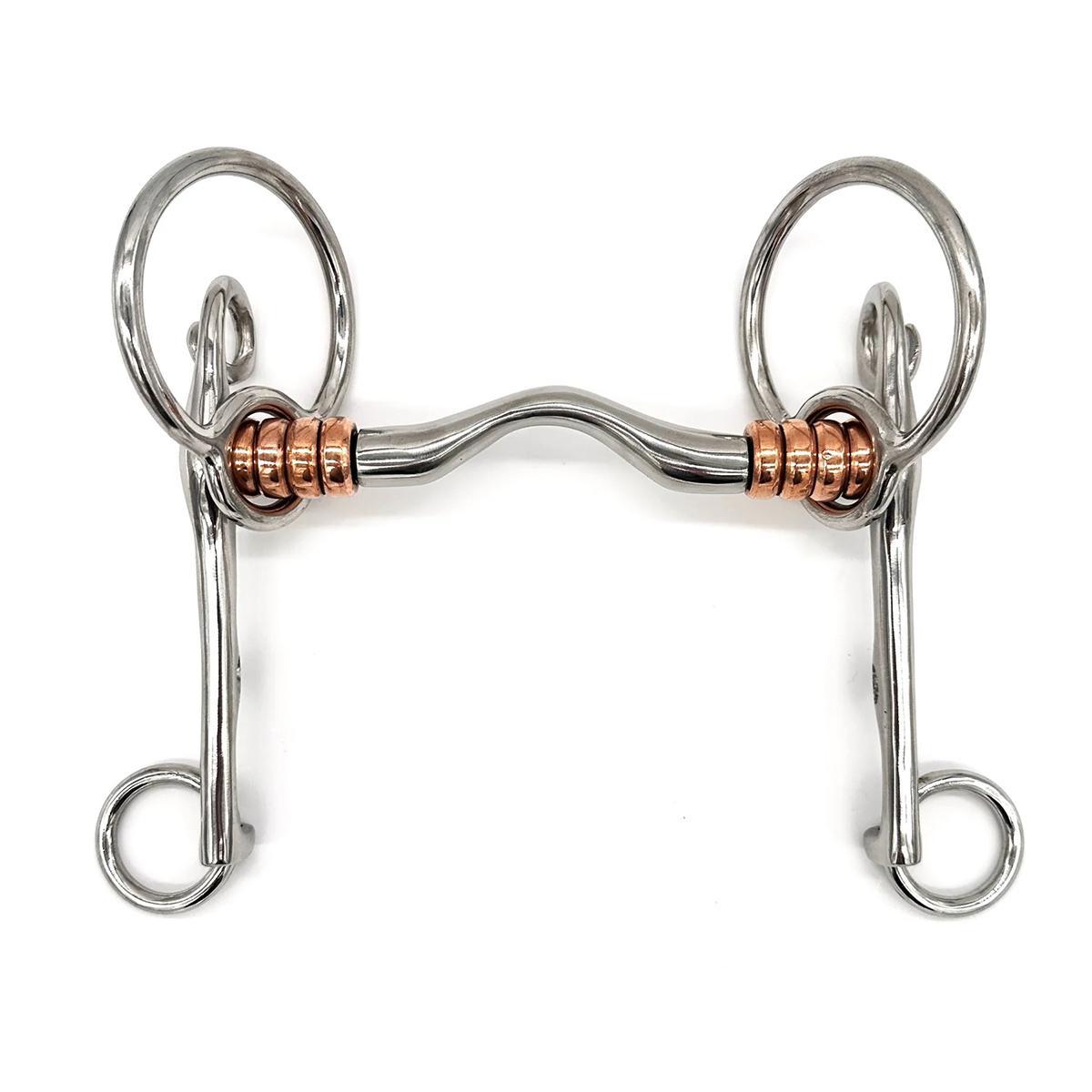 AJR Copper Cherry Roller Swale Bit | Farm House Tack