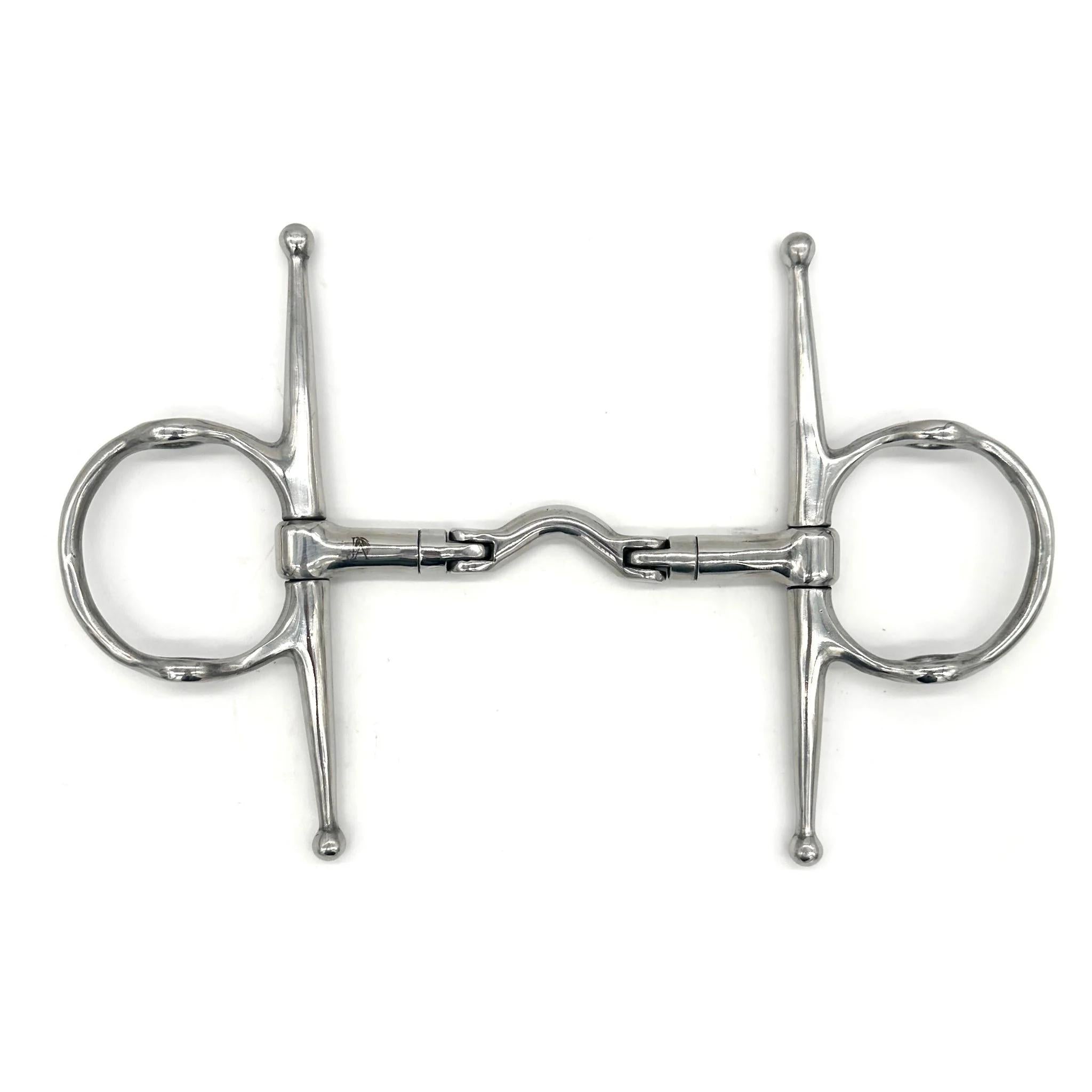 Jake Adams Swivel Port Hinge Nelson Gag Bit | Farm House Tack