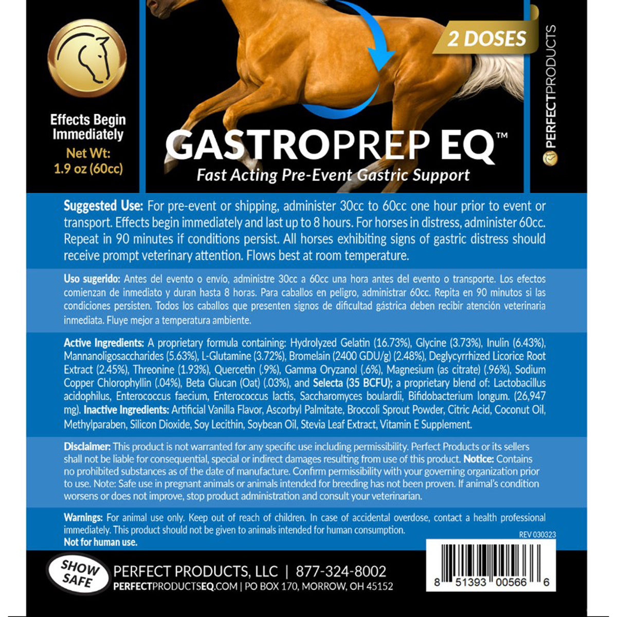 Perfect Products Gastro Prep EQ Paste | Farm House Tack