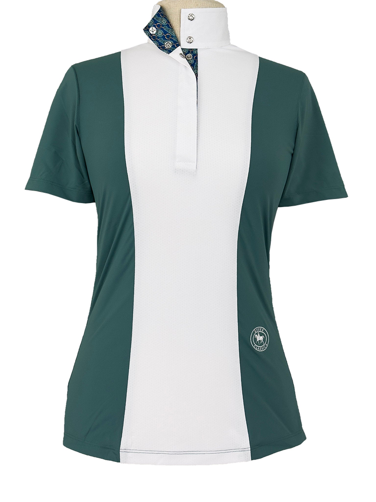 Essex Classics Ladies "Luna II" Forest Green with Golden Snaffle Short ...