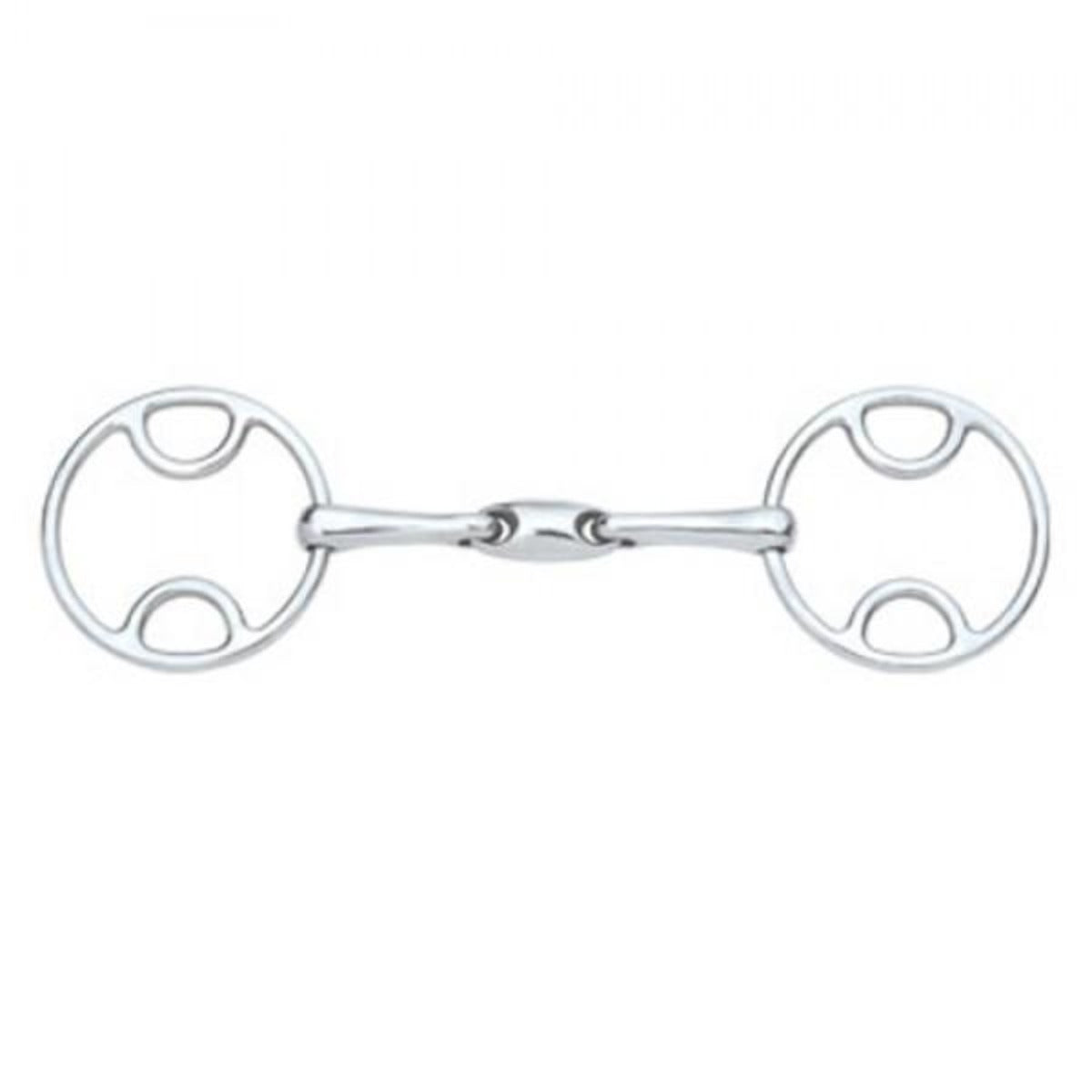 Centaur Stainless Steel Loop Ring Oval Mouth Gag Bit | Farm House Tack